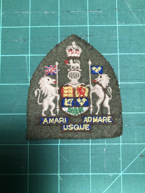 WW2 BRITISH/CANADIAN WARRANT Officer Rank Cloth Badge Nice $34.99 ...