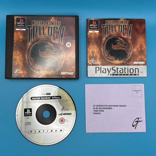 MORTAL KOMBAT TRILOGY - PS1 PlayStation One Game - Complete £26.99 ...