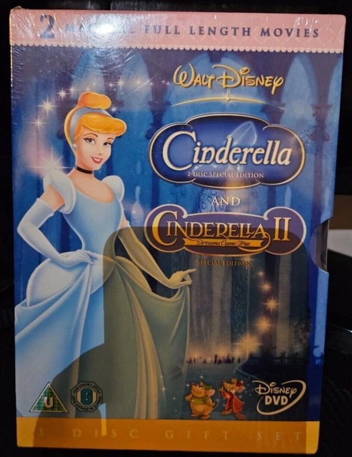 *SEALED* DISNEY CINDERELLA & Cinderella II Boxset - 3 Disc Gift Set £7. ...