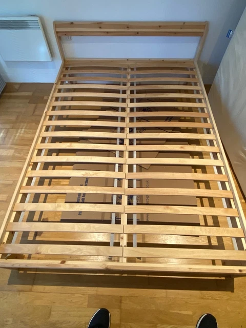 IKEA WOODEN BED Frame £52.72 - PicClick UK