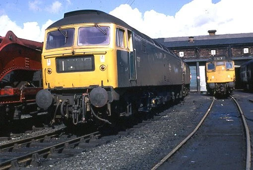 ORIGINAL COLOUR SLIDE of D1727 BR class 47 diesel loco £3.83 - PicClick UK