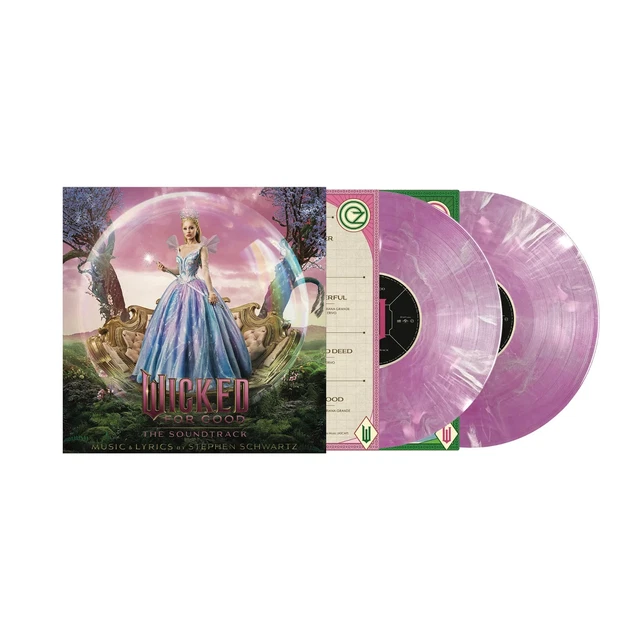 WICKED : FOR Good The Soundtrack Glinda Vinyl LP Pink Ariana Grande £42 ...