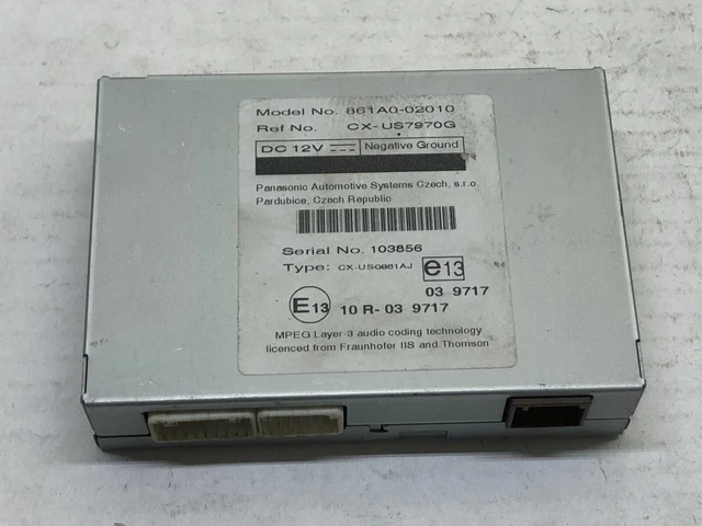 TOYOTA AURIS MULTIMEDIA Interface Control Module Unit Ecu cxus7970g ...