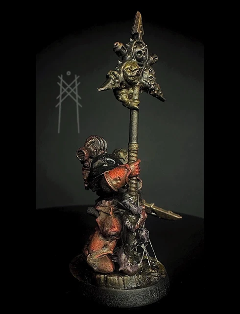 WARHAMMER-KILL TEAM- DEATH Guard Plague Marine-Icon bearer-Grimdark ...