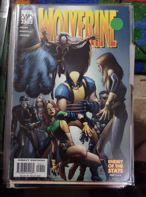 WOLVERINE #25 2005 MARVEL nemico dello stato pt 4 marchi millar MANO x-men EUR 4,86 - PicClick IT