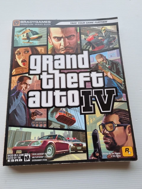 GRAND THEFT AUTO IV 4 GTA IV Strategy Guide Brady Games Complete with ...