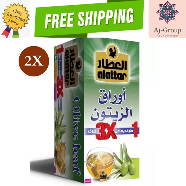LOT DE 2 x sachets de thé Al Attar Olive Leaf Tea Sachet EUR 30,27 ...