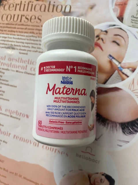 NESTLÉ MATERNA PRENATAL Multivitamin Supplement 60 tablets $21.78 ...