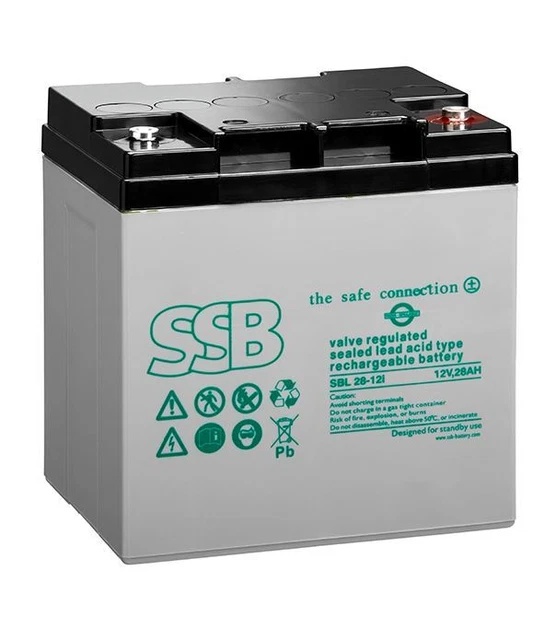 SSB SBL 28-12I AGM Batterie 12V 28Ah (C10) EUR 79,25 - PicClick DE