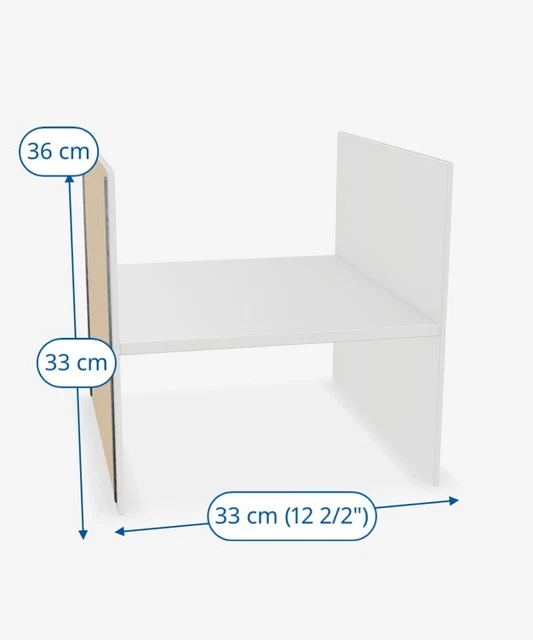 IKEA KALLAX SHELVING Display KALLAX Insert shelf, white 33x33 cm FAST ...