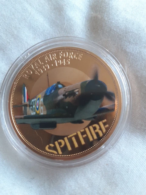BAILIWICK OF GUERNSEY Royal Air Force Spitfire 50p Coin 2020 £10.00 ...