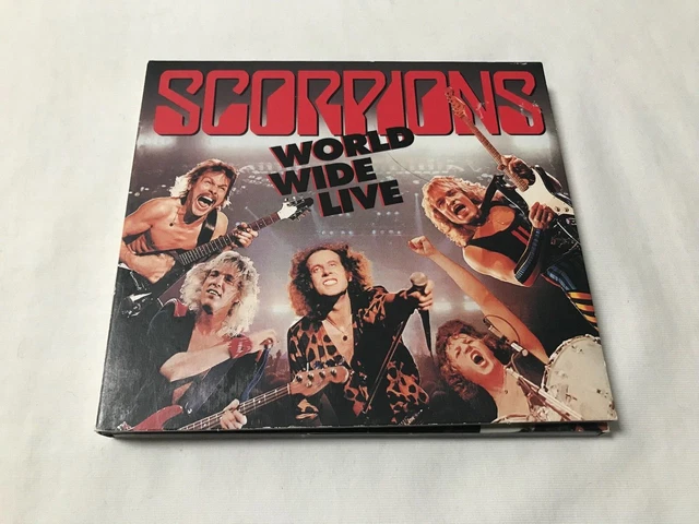 RARE ALBUM CD+DVD Digipack Scorpions World Wide Live (2015) Still ...