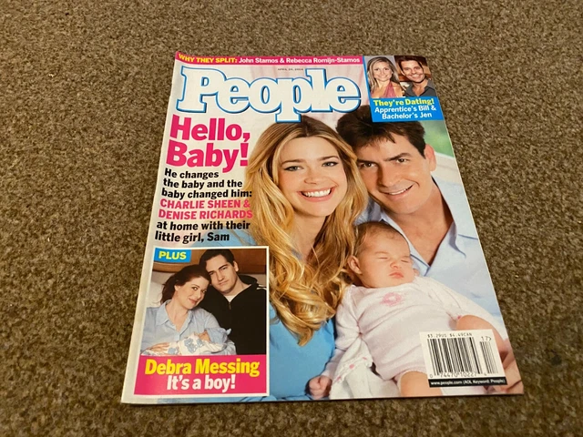 PEOPLE MAGAZINE 26/5/2004 Charlie Sheen Denise Richards Debra Messing ...