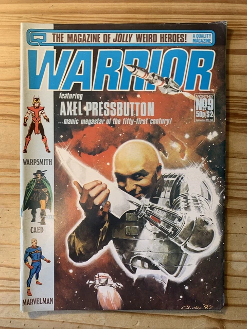 WARRIOR # 9 V For Vendetta, Marvelman, Pressbutton Alan Moore Fn EUR 14 ...