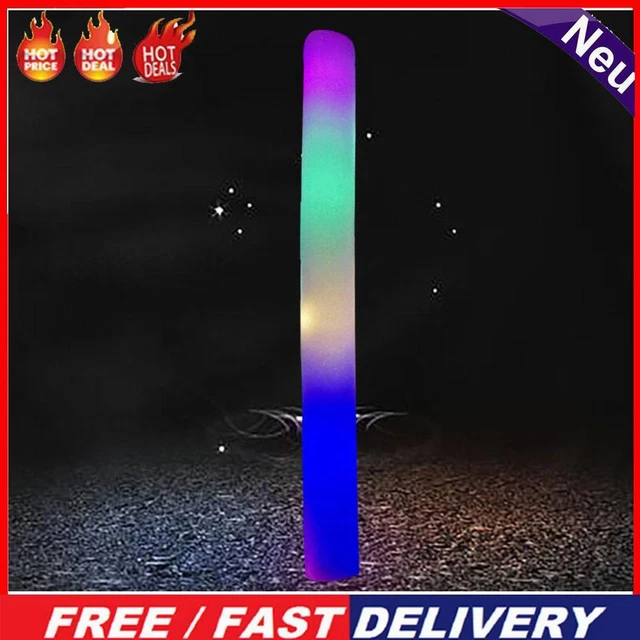 5PCS LED FOAM Bar Sponge Flashing Tube Party Wedding Festival Supplies ...