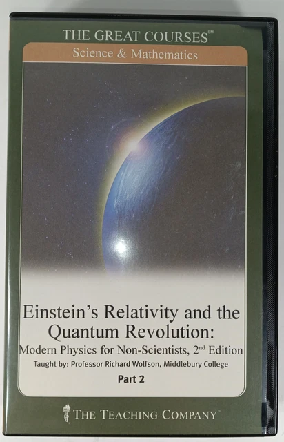 THE GREAT COURSES Einstein’s Relativity And The Quantum Revolution ...