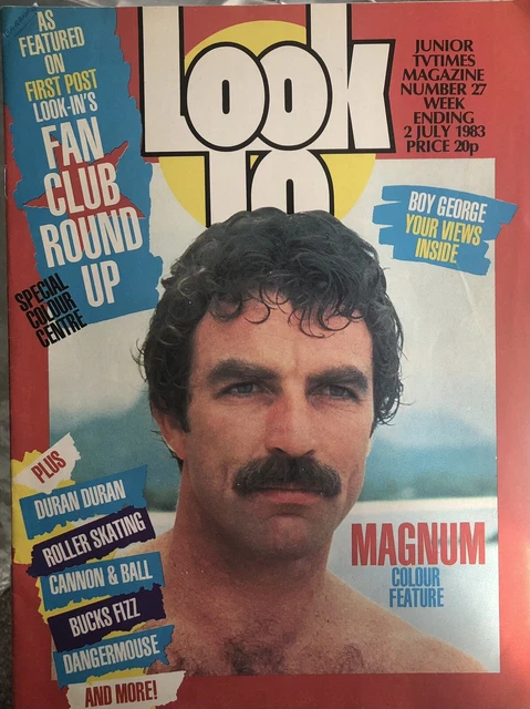 LOOK-IN MAGAZINE 2 JULY 1983 TOM SELLECK BOY GEORGE STAR WARS DURAN ...