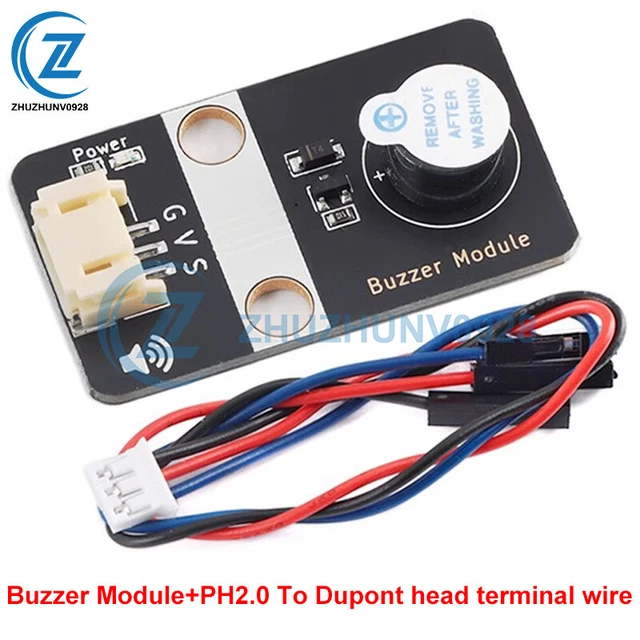 ACTIVE BUZZER MODULE High/Low Level Trigger Control Board Sound Sensor ...