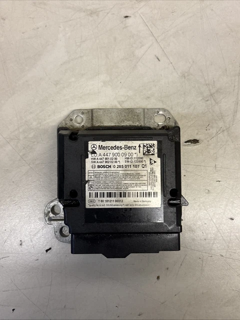 MERCEDES VITO W447 Airbag Control Unit ECU Air Bag Module 4479000900 £ ...