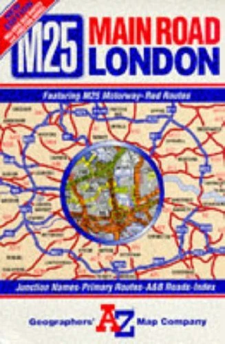 MAIN ROAD MAP of London, geographers` a-z map company l EUR 5,46 ...