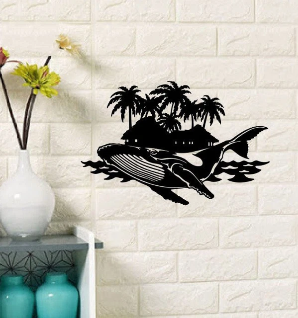 WHALE WALL DECOR vector DXF SVG CDR file Vector for CNC Plasma Router ...