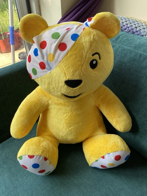 BBC CHILDREN IN Need Pudsey Bear Large Plush Toy – Polka Dot Bandana £ ...