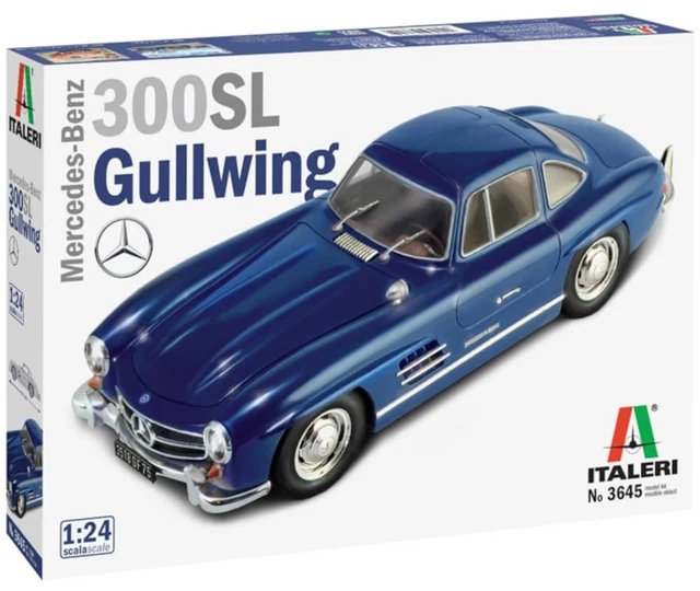 PLATZ ITALERI 1/24 Mercedes-Benz 300SL Flügeltürer japanische Anleitung ...