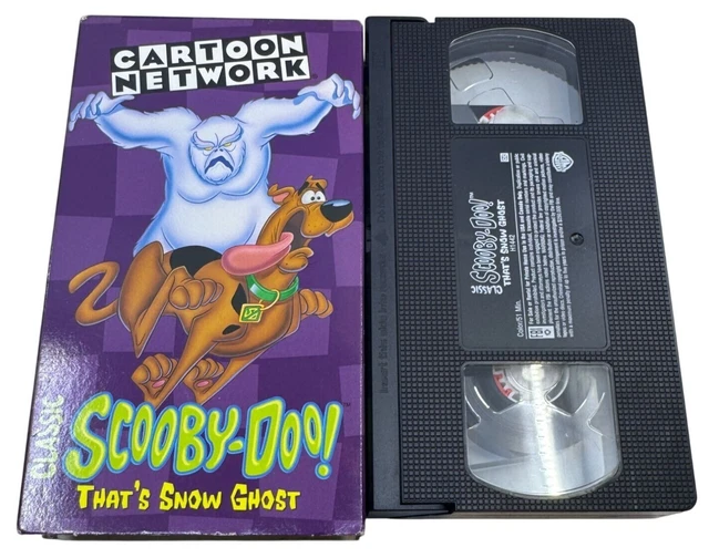 CLASSIC SCOOBY-DOO CARTOON Network VHS Tape "Thats Snow Ghost" £4.76 ...