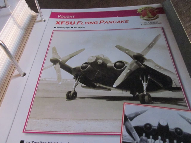 FASZINATION 9 32 Vought XF5U Flying Pancake Nurflügeljäger EUR 4,14 ...