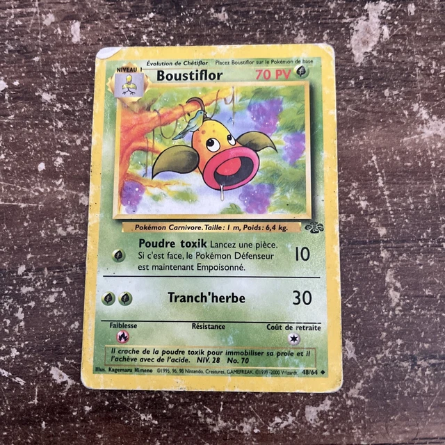 CARTE POKÉMON BOUSTIFLOR 48/64 EDITION 1 ED1 Jungle VF FR EUR 1,50 ...