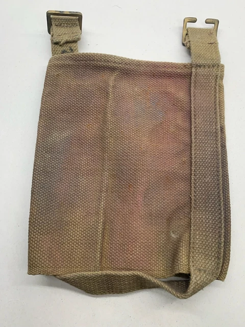 WW2 BRITISH ARMY / RAF 37 Pattern Webbing Water Bottle Carrier Harness ...
