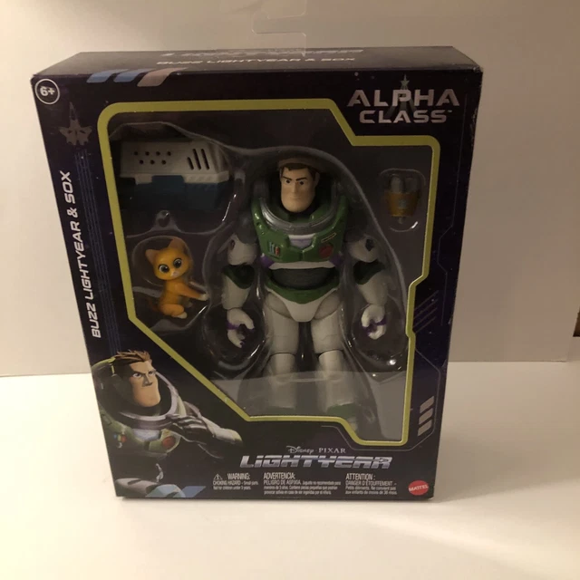 DISNEY PIXAR LIGHTYEAR Movie Buzz & Sox Alpha Class Action Figure 2022 ...