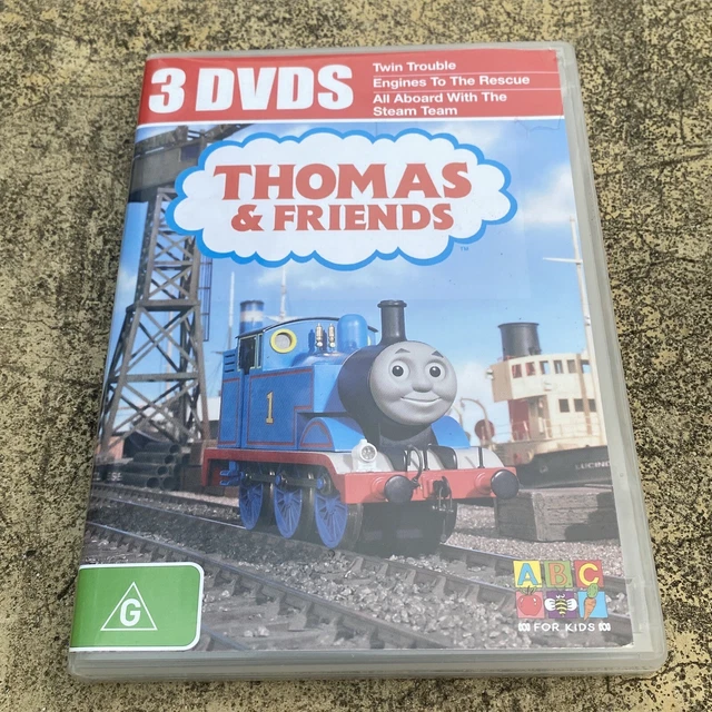 THOMAS & FRIENDS 3 DVD’s Complete GC Some Light Disc Scratches ABC R4 ...