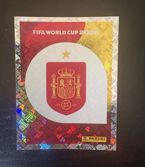 PANINI FIFA WORLD Cup 2026 Spain Club Badge/Logo Sports Sticker #1 £1. ...