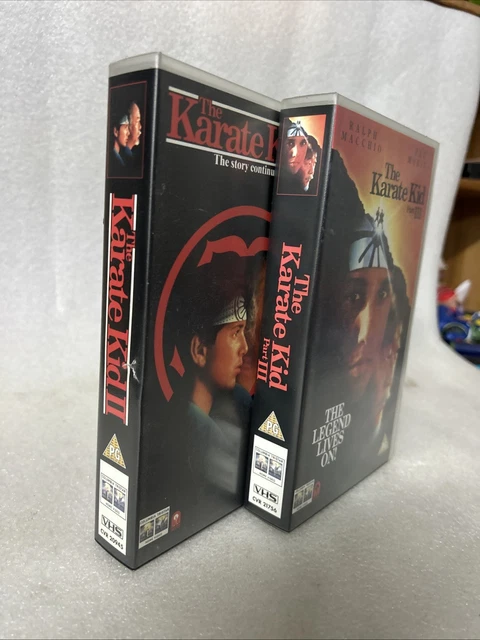 THE KARATE KID 2 and 3 VHS Video Bundle £9.99 - PicClick UK