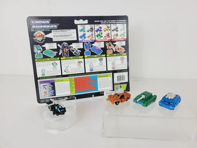 TRANSFORMERS G1 MICROMASTER MILITARY PATROL Complete MINT 1990 CANADIAN ...