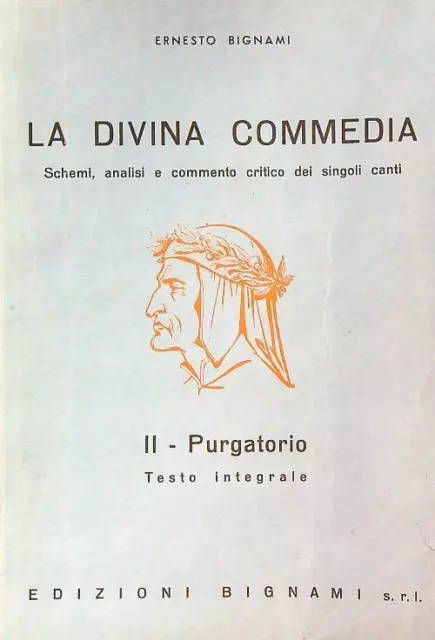 LA DIVINA COMMEDIA 2. Purgatorio Bignami Ernesto Bignami 1983 ...