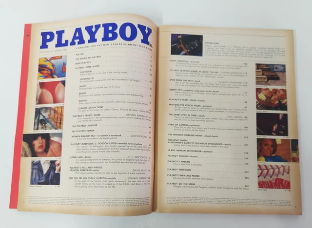 VINTAGE PLAYBOY MAGAZINE October 1980 Adult Collectors Issue With ...
