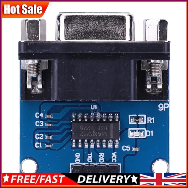 MAX3232 RS232 TO TTL Female Serial To TTL Module 3.3V-5.5V MAX3232 Chip ...