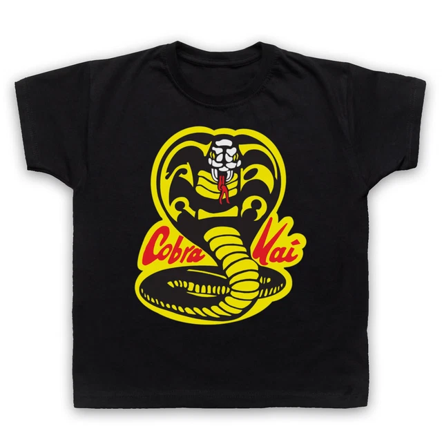 80'S KARATE KID Cobra Kai Logo Unofficial Dojo Film Kids Childs T-Shirt £16.99 - PicClick UK
