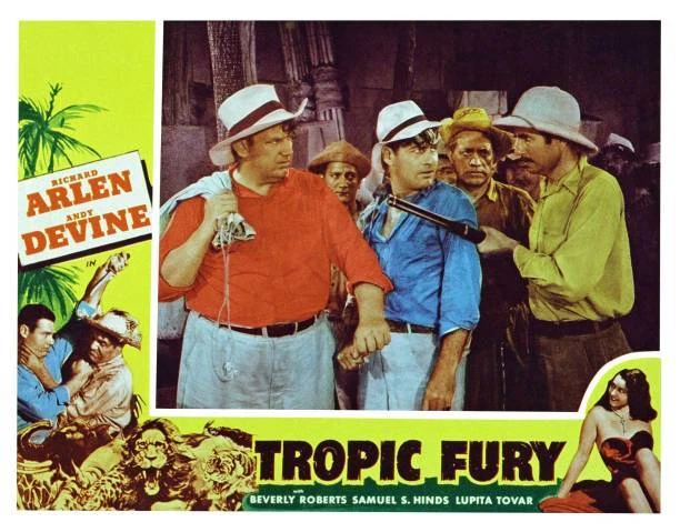 TRPIC FURY LOBBY card Andy Devine Richard Arlen 1939 OLD PHOTO £5.69 ...