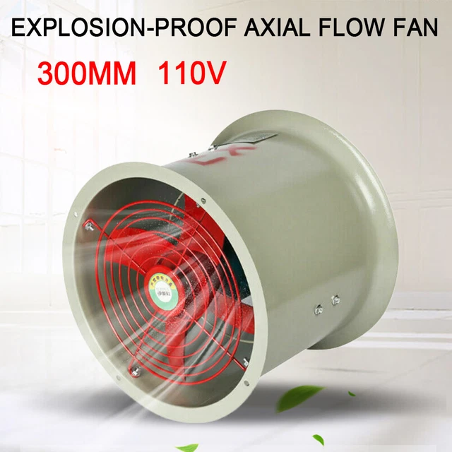 12& 180W EXPLOSION Proof Axial Fan Extractor Fan Blower Tube Axial Fan ...