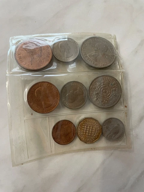 UK PRE-DECIMAL COIN Set – Penny, Shilling, Florin, Threepence & More – British C £83.90 ...