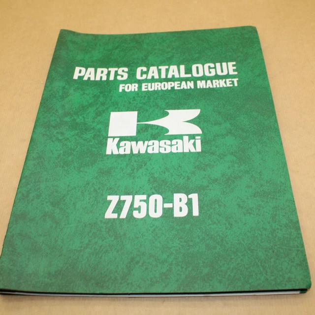 PARTS LIST KAWASAKI Z 750 B1 1976 Catalogue De Pieces Detachees ...