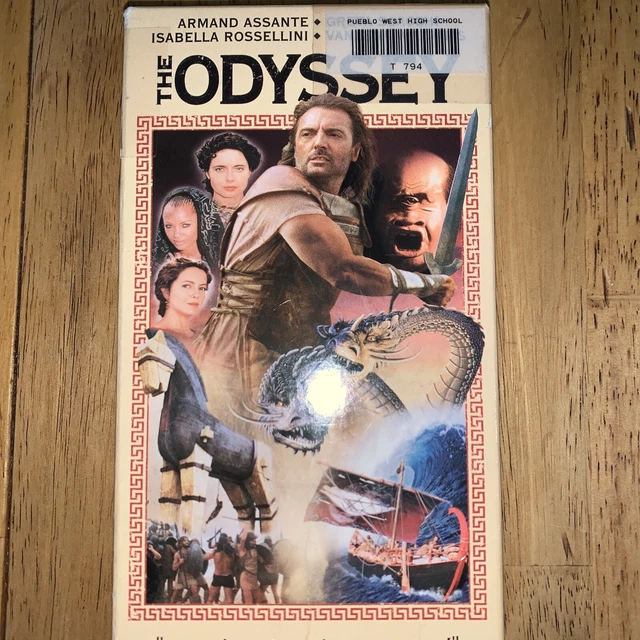 THE ODYSSEY (VHS, 1997) Armande Assante-Greta Scacchi-Christopher Lee ...