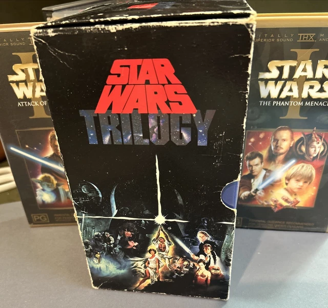 STAR WARS TRILOGY. Special Edition Box Set. VHS Video Tape. 1988 vintage Plus 2 $199.99 ...
