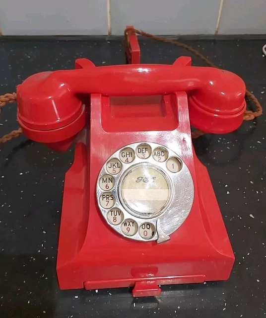 BEST OF BAKELITE Red 332F Auc(12) Deskphone 1956 £459.99 - PicClick UK BEST OF BAKELITE Red 332F Auc(12) Deskphone 1956 £459.99 - PicClick UK