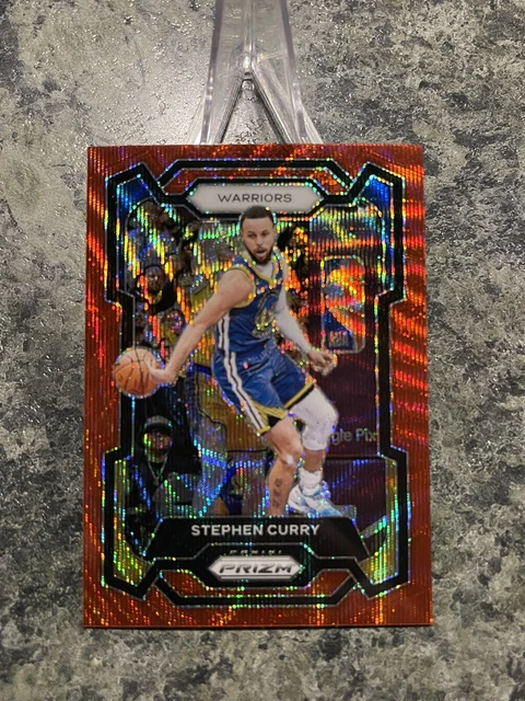 2023-24 PANINI PRIZM Stephen Curry Ruby Red Wave - Golden State ...