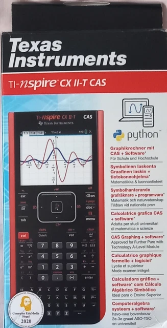 TEXAS INSTRUMENTS TI-NSPIRE CX II-T CAS Calculatrice - Noir (NSCXCAS2 ...