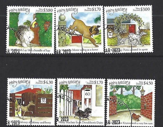 NUEVA ZELANDA 2023 Hairy Maclary De Donaldsons Dairy Juego 6 Fino Usado ...